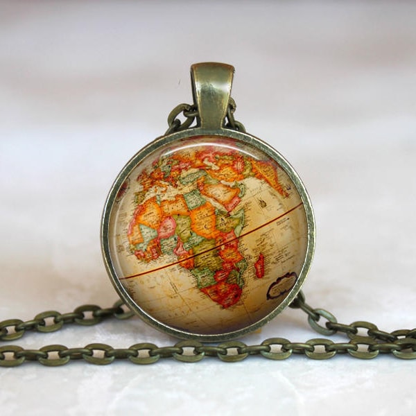 Bronze Map Keychain - Etsy