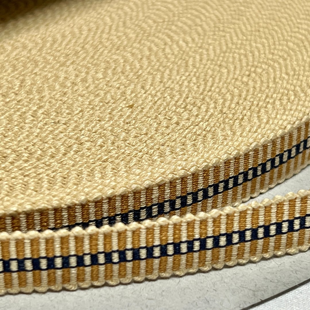 Up to 50% OFF SALE.... Japanese Sanada-himo Mustard & Indigo Flat Cord ...