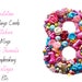 Candy Numbers Clipart, Birthday Numbers, Printable Numbers, Sweet and ...