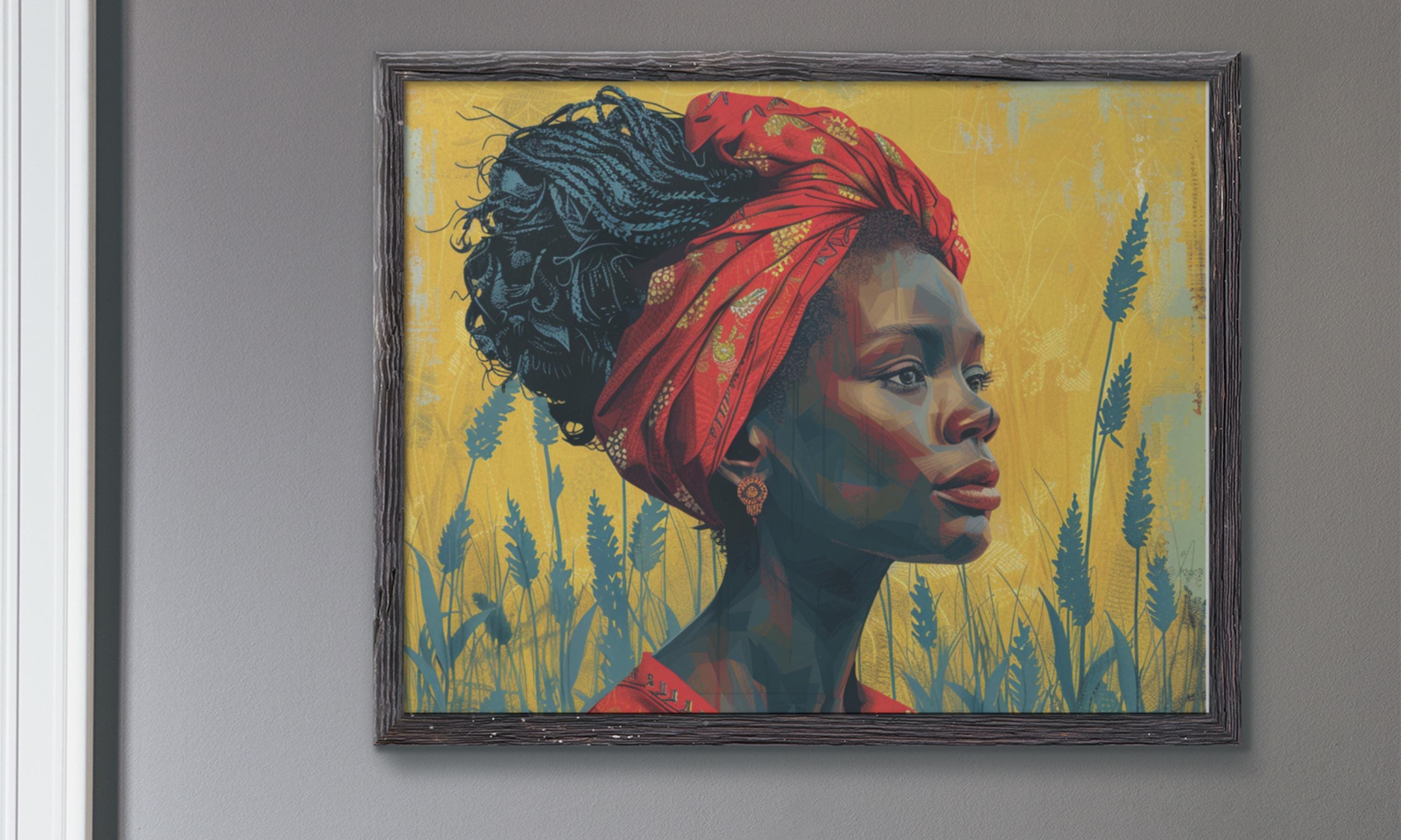 Gullah Woman Art Collection - 4PNG, Digital Files for Creative Projects ...