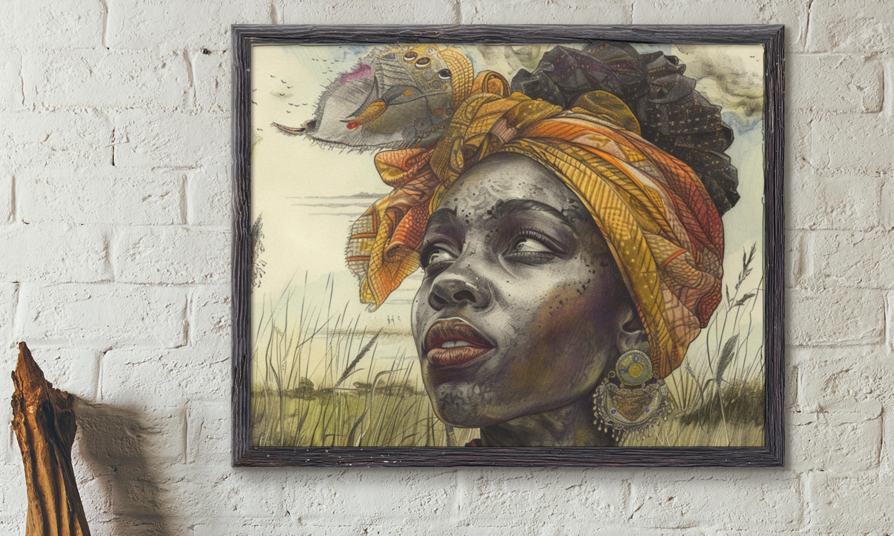 Gullah Women Portrait, African American Culture Art, Gullah Geechee ...