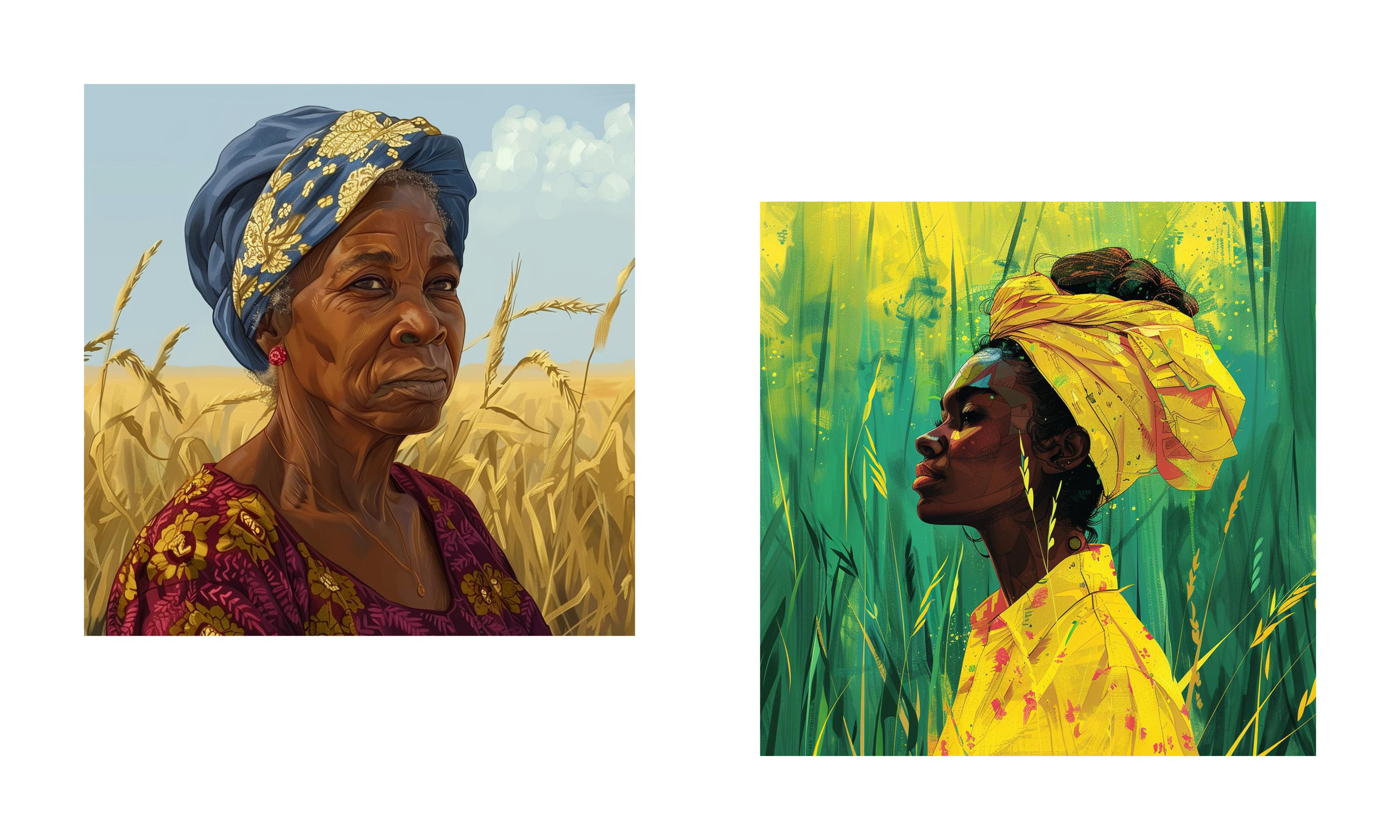 Gullah Women Portrait, African American Culture Art, Gullah Geechee ...