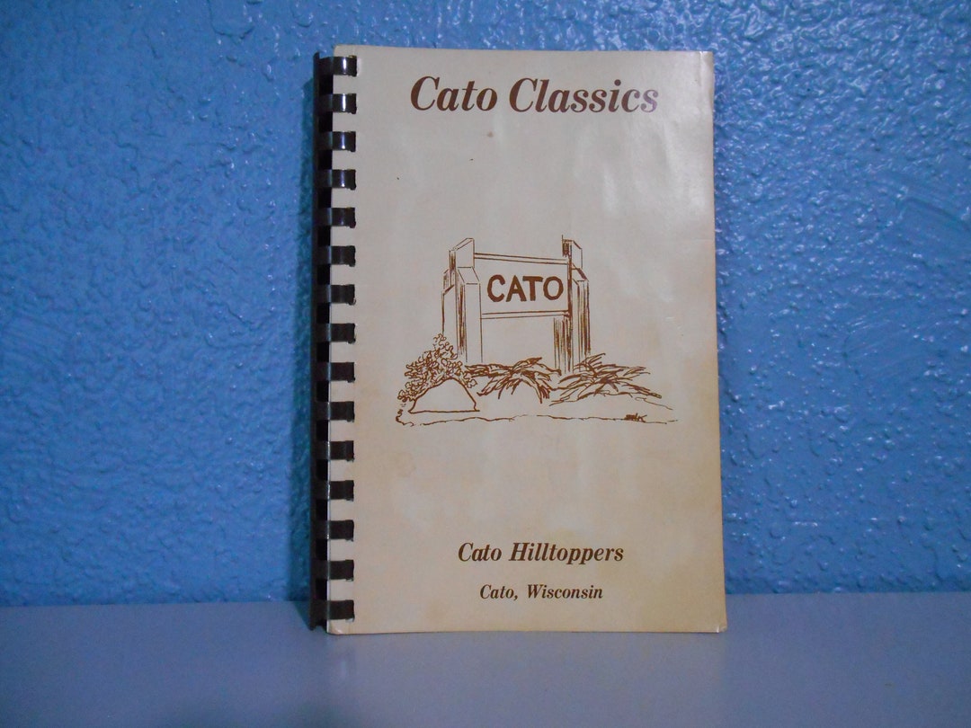 Cato Classics Cato Hilltoppers Cato Wisconsin Cookbook - Etsy