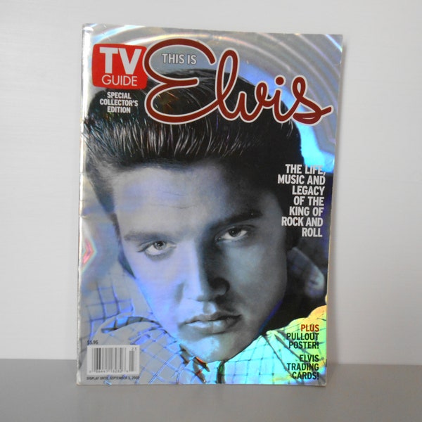 Elvis Tv Guide - Etsy