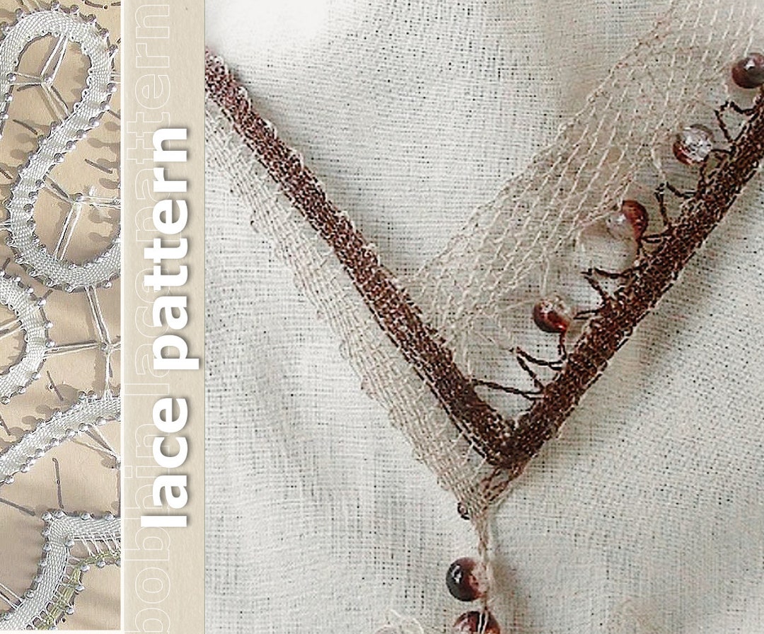 Beginners Bobbin Lace Pattern: Necklace earth - Etsy