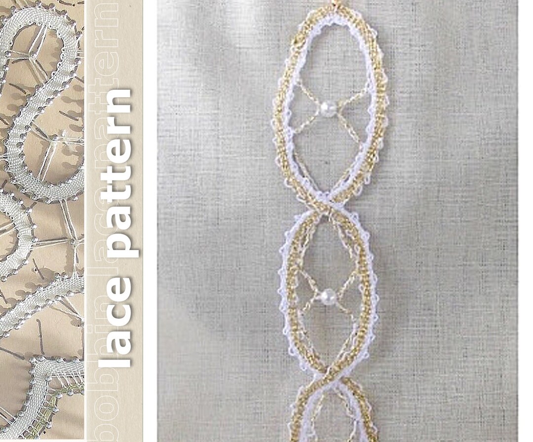 Beginners Bobbin Lace Pattern: Jewels Set "infinity" - Etsy