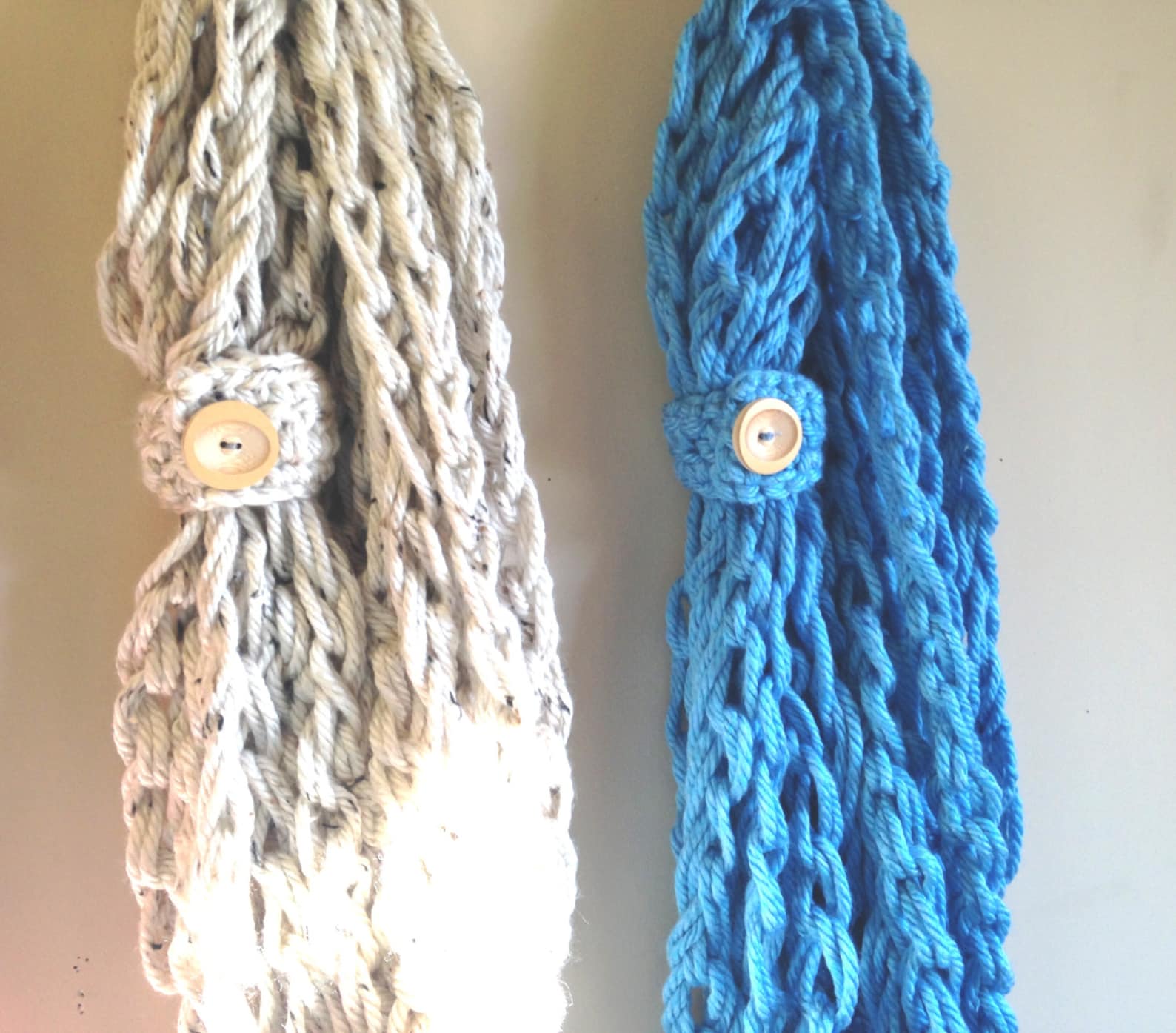 Quick and Easy Crochet Pattern Hand Crochet Bulky Rope Scarf With ...