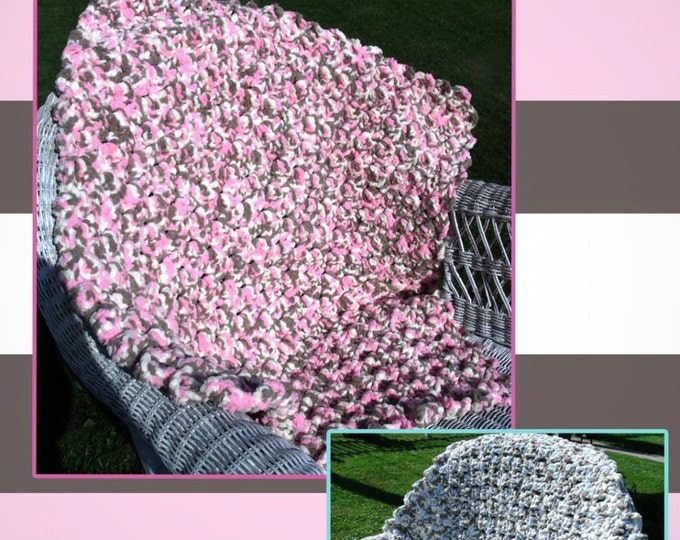 Crochet Pattern for a Quick & Easy Crochet Evelyn Baby Blanket - Etsy