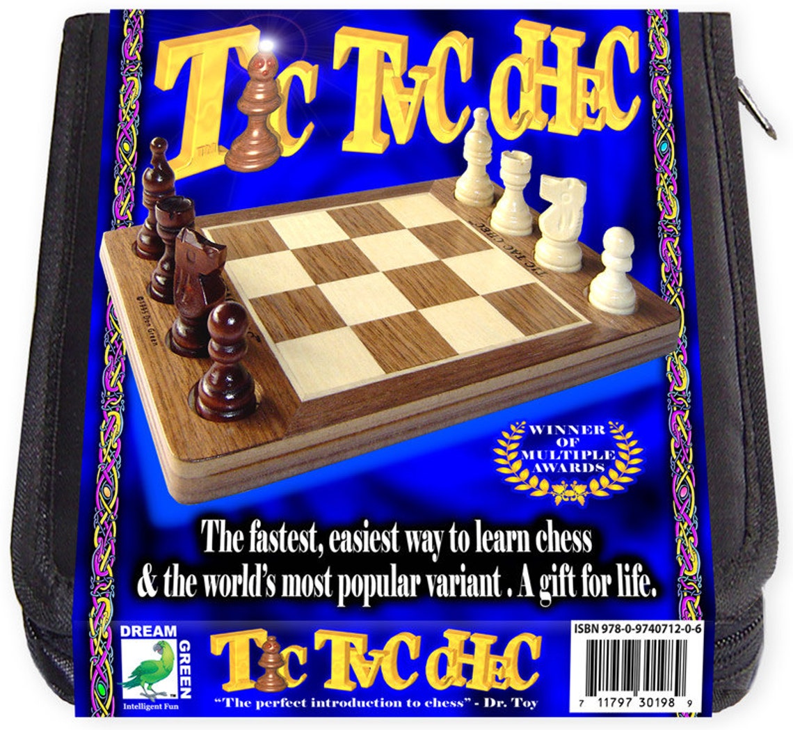 Tic Tac Chec Awarding Winning Chess Derivative Game - Etsy