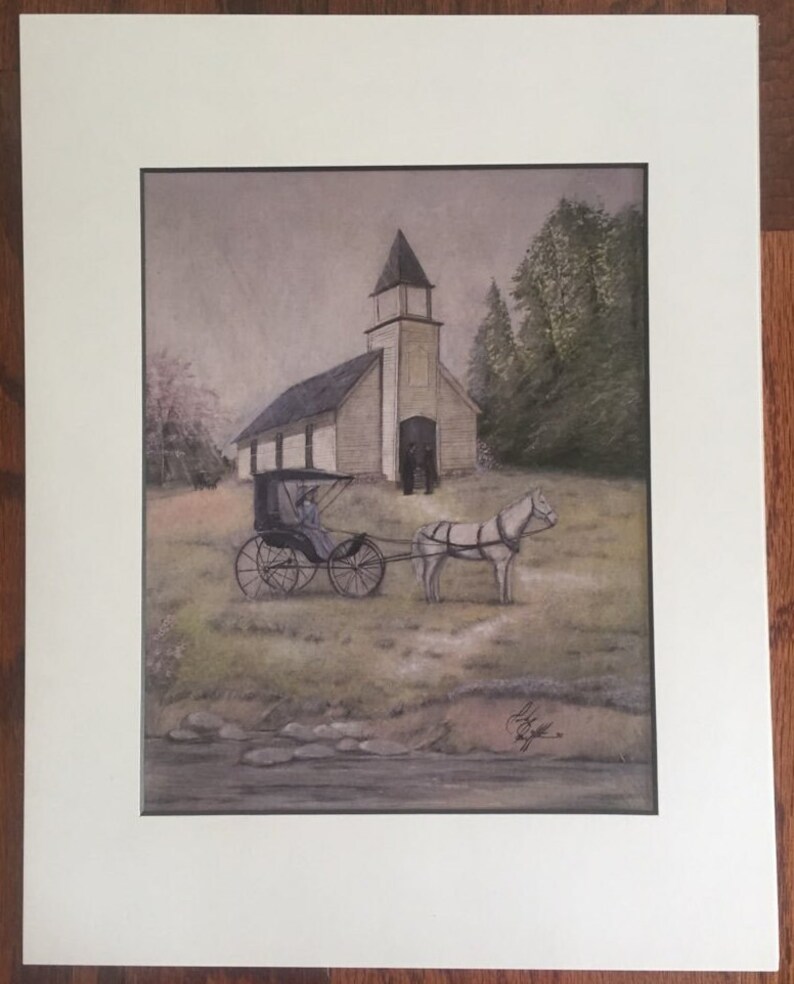 First Arrival by Randy Griffith 8 X 10 Matted for 11 X 14 Frame ...