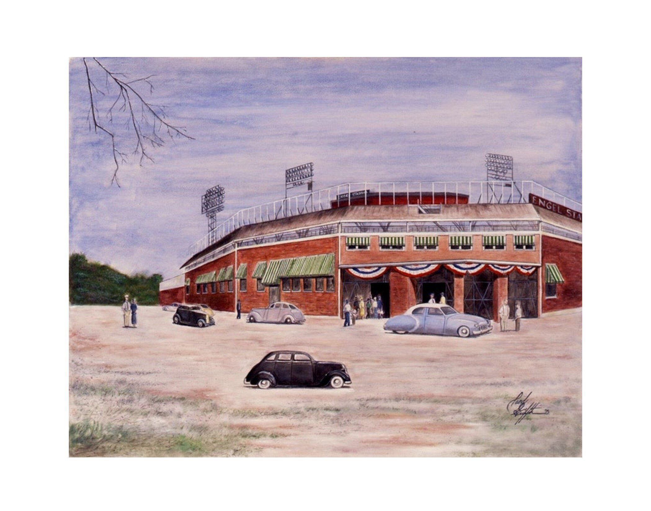 Set of Four Chattanooga Landmark Prints. 5 X 7 Matted for an 8 X 10 ...