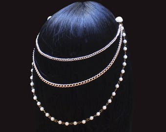 Bridal Head Chain | Etsy