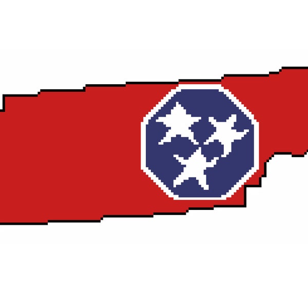 Tennessee State Flag - Etsy