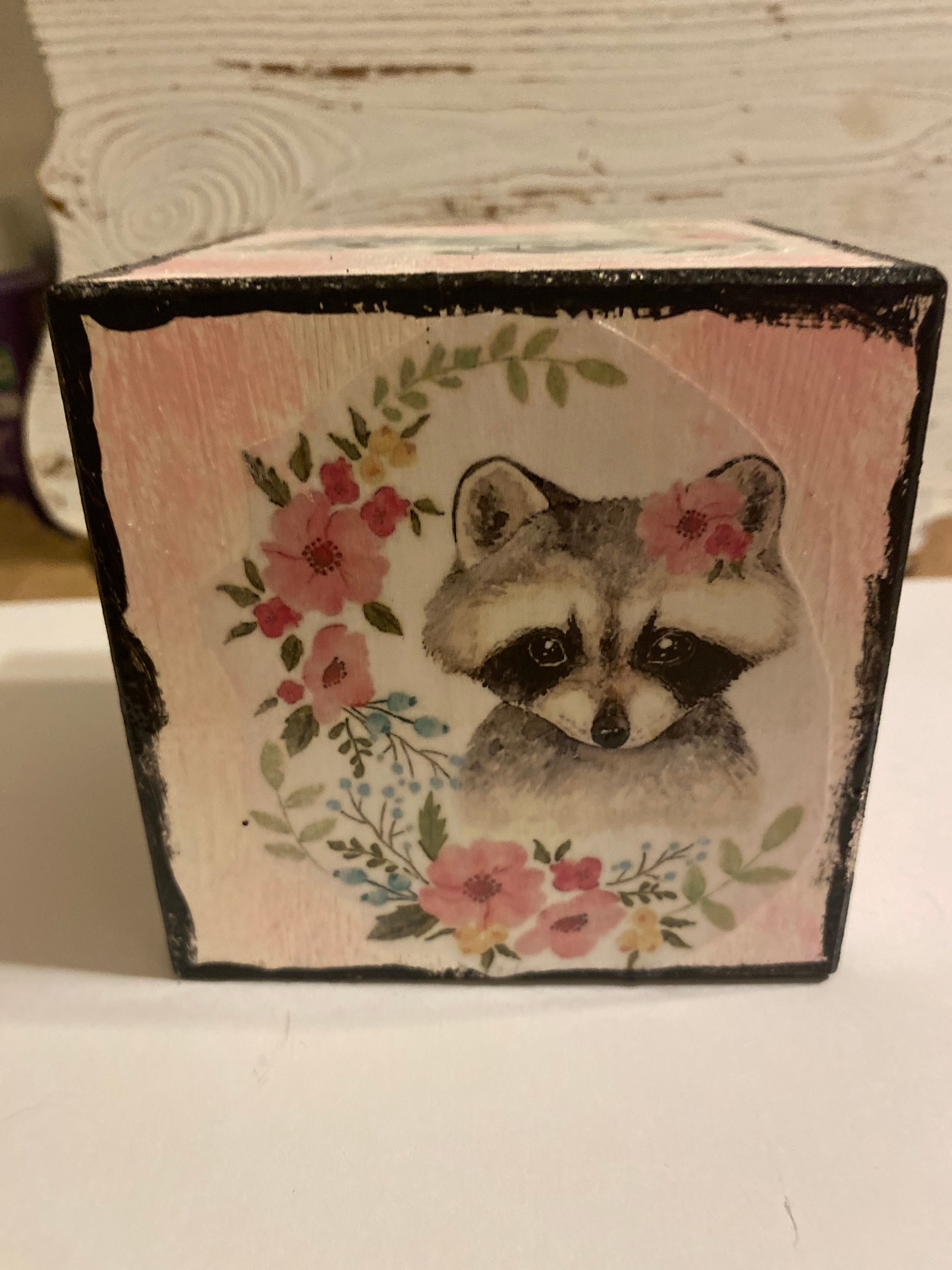 Woodland Baby Animal Nursery Cube - Etsy