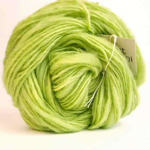 Green Handspun Yarn - Etsy