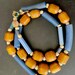 RARE FIND! Antique Fulani Ceremony Bead Necklace With Nepali Chevrons ...