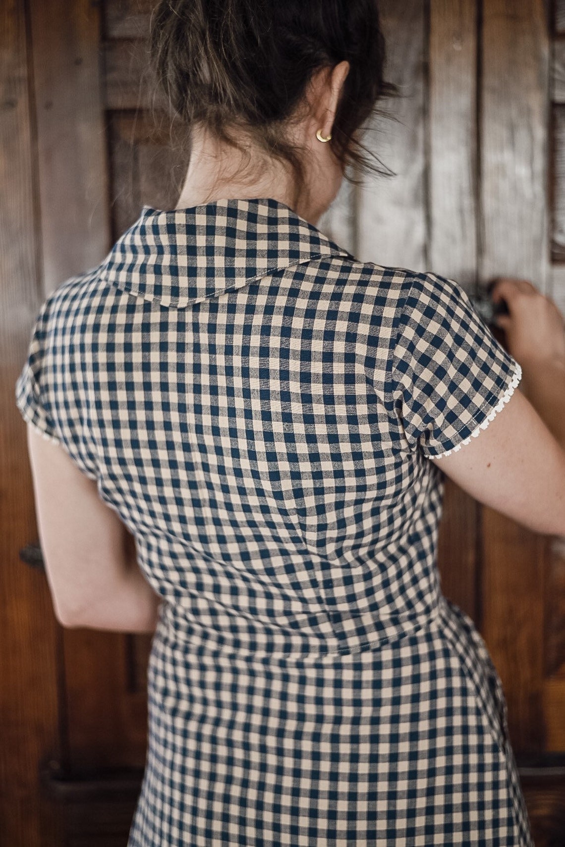 Edwina // Retro Collar Dress Summer Dresses for Women Dress - Etsy