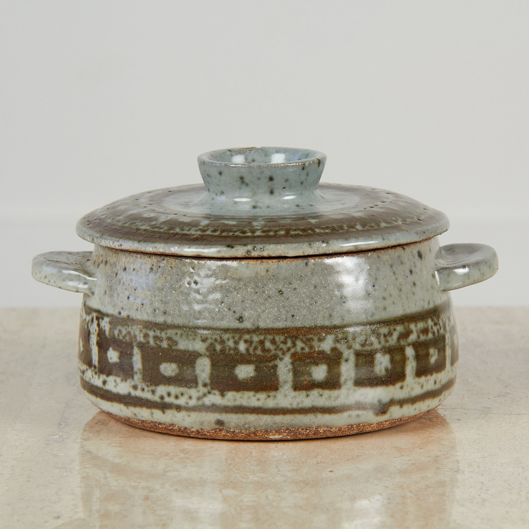 Studio Ceramic Lidded Vessel - Etsy
