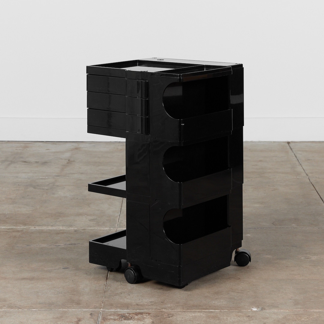 Joe Colombo Black Boby Trolley Cart - Etsy
