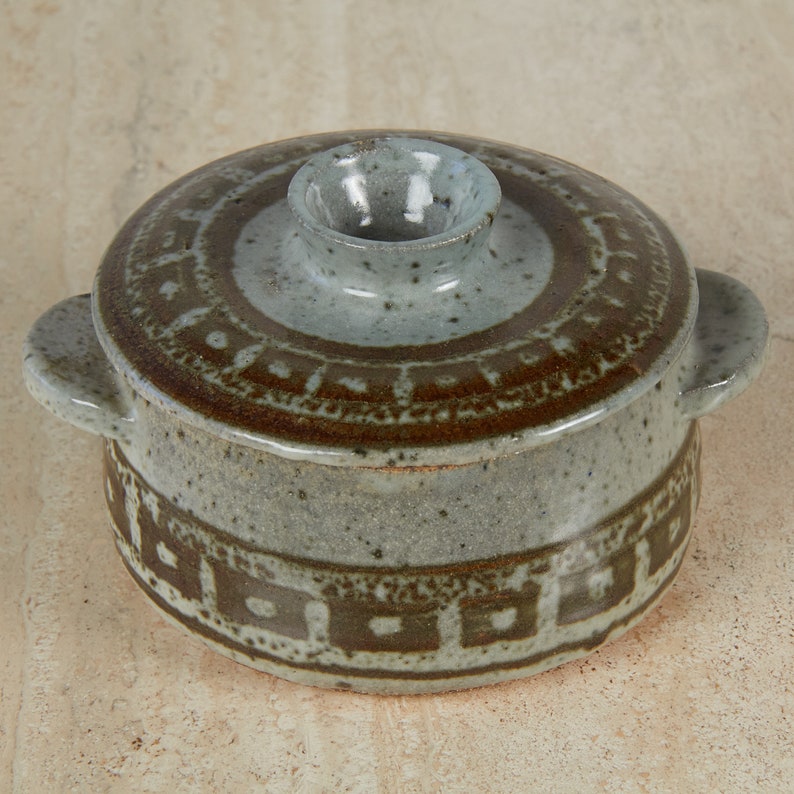Studio Ceramic Lidded Vessel - Etsy