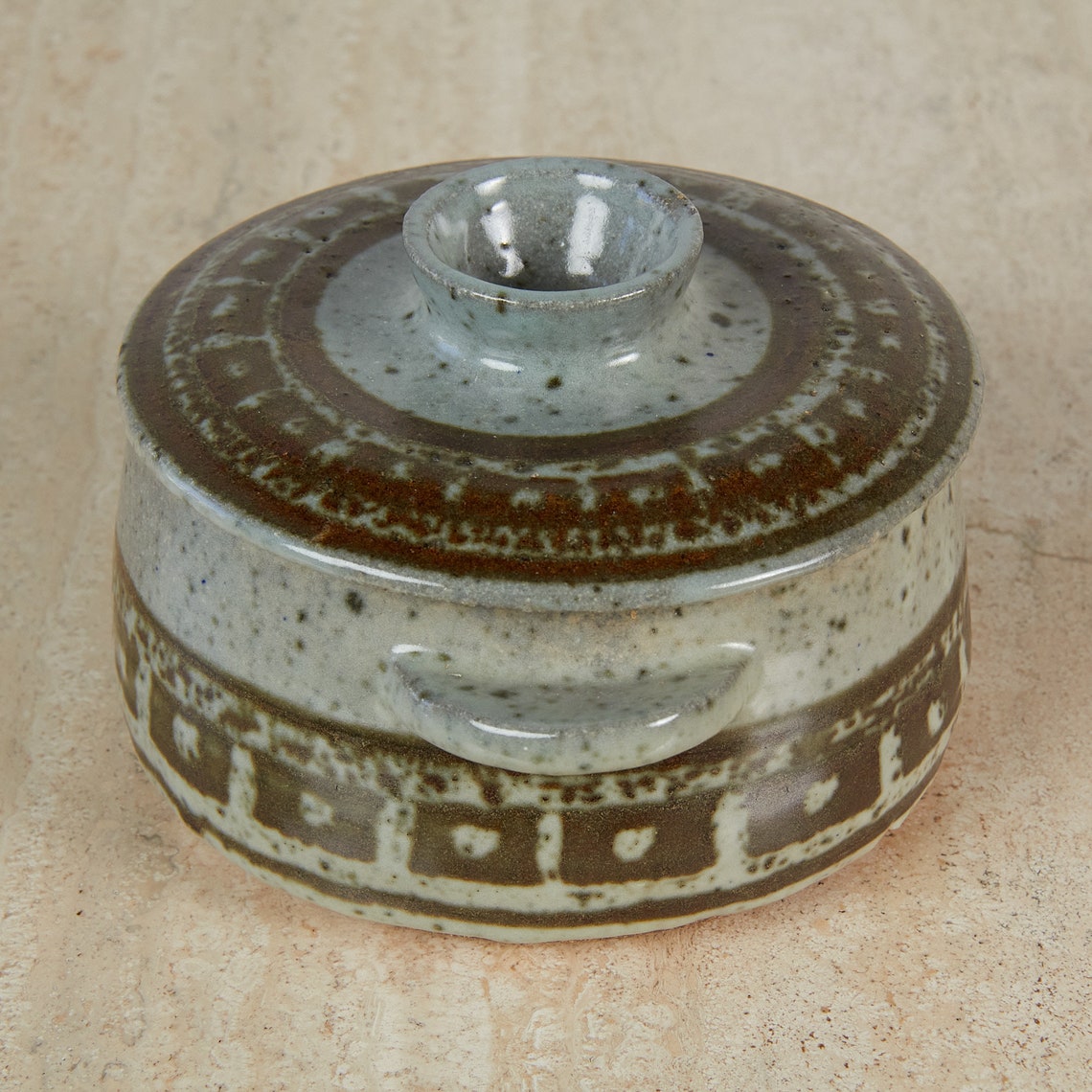 Studio Ceramic Lidded Vessel - Etsy
