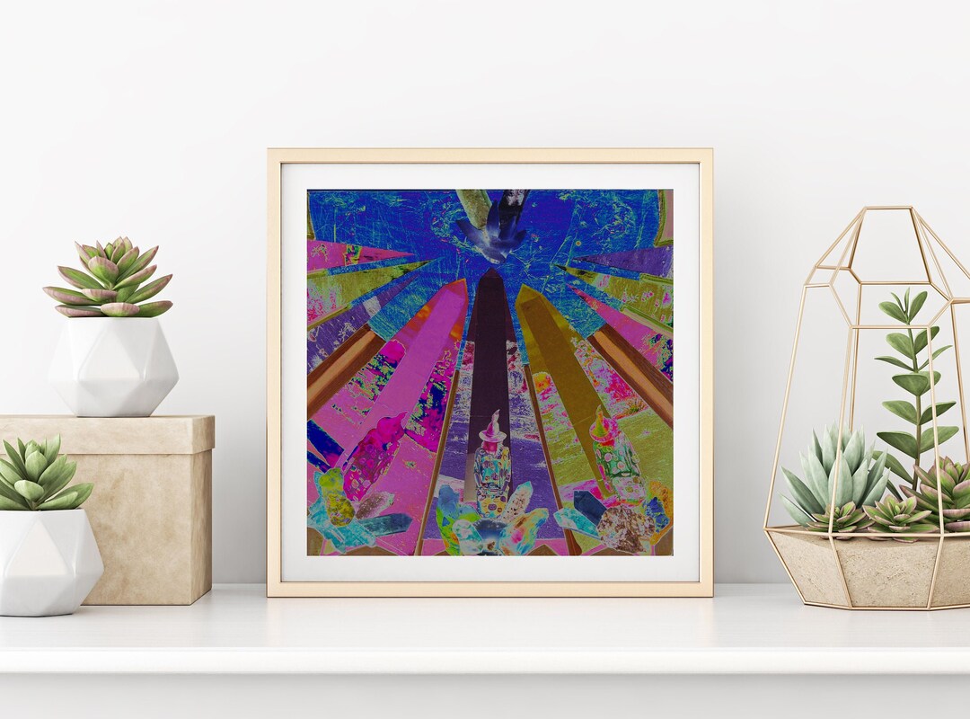 Rainbow Witch Obelisk Pyramid Crystal Moon Worship Magical Mystical ...