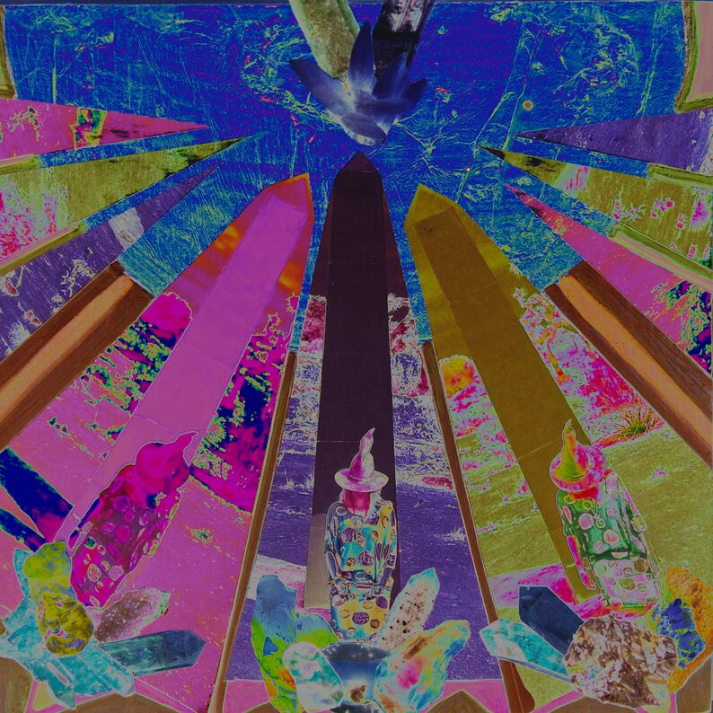 Rainbow Witch Obelisk Pyramid Crystal Moon Worship Magical Mystical ...