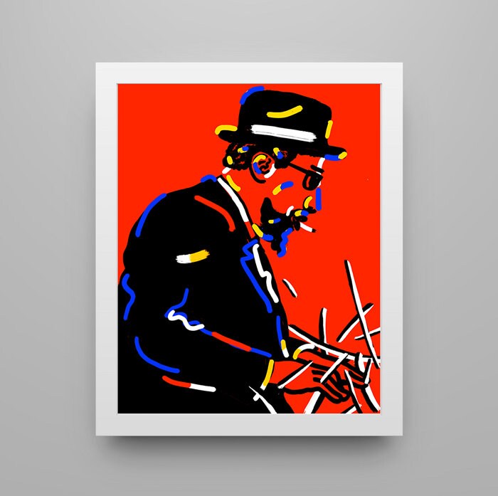 THELONIOUS MONK Jazz Poster - Etsy
