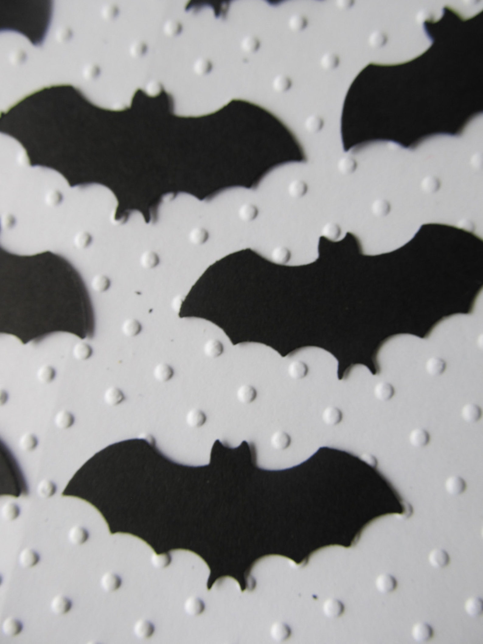 Set of 100 Bat Punch Die Cut Embellishments Scrapbook - Etsy