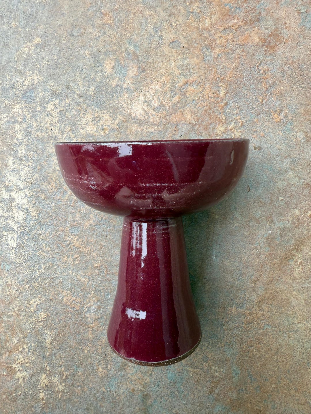 Chalice 4 1/2 Inches Tall Burgundy Red Flaming UU Chalice, Goblet for ...