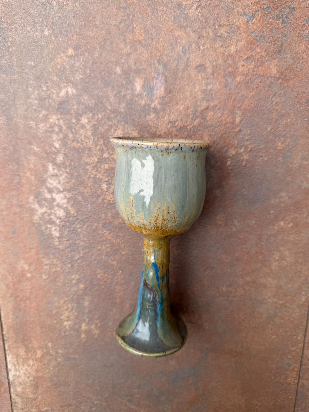 Chalice 3 Inches Tall Subtle Slate Grey, Gray, Flaming UU Chalice ...