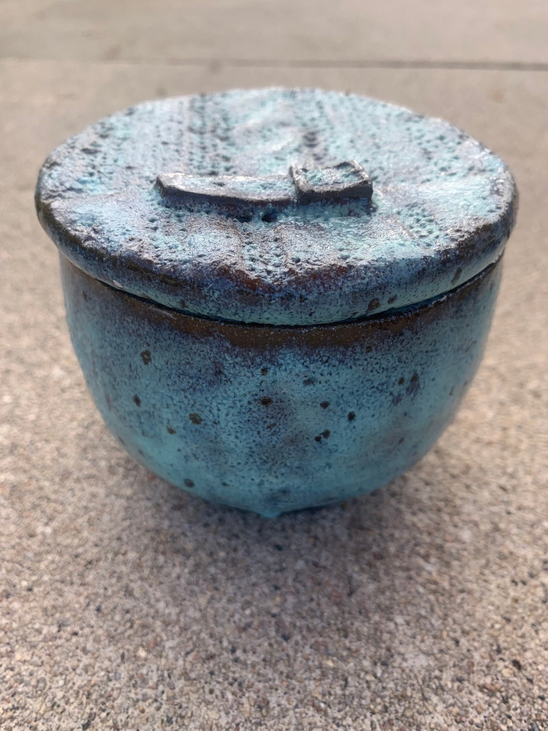 French Butter Dish 3 Inches Tall, B3 My Blue Heaven, Butter Crock ...