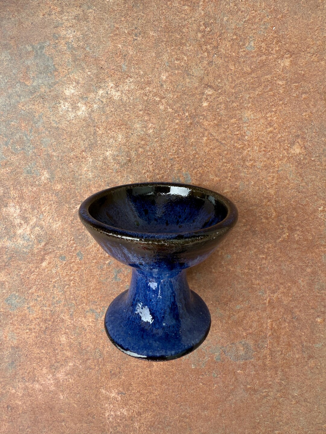 Chalice 2 3/4 Inches Tall Blue, Flaming UU Chalice, Travel Chalice ...