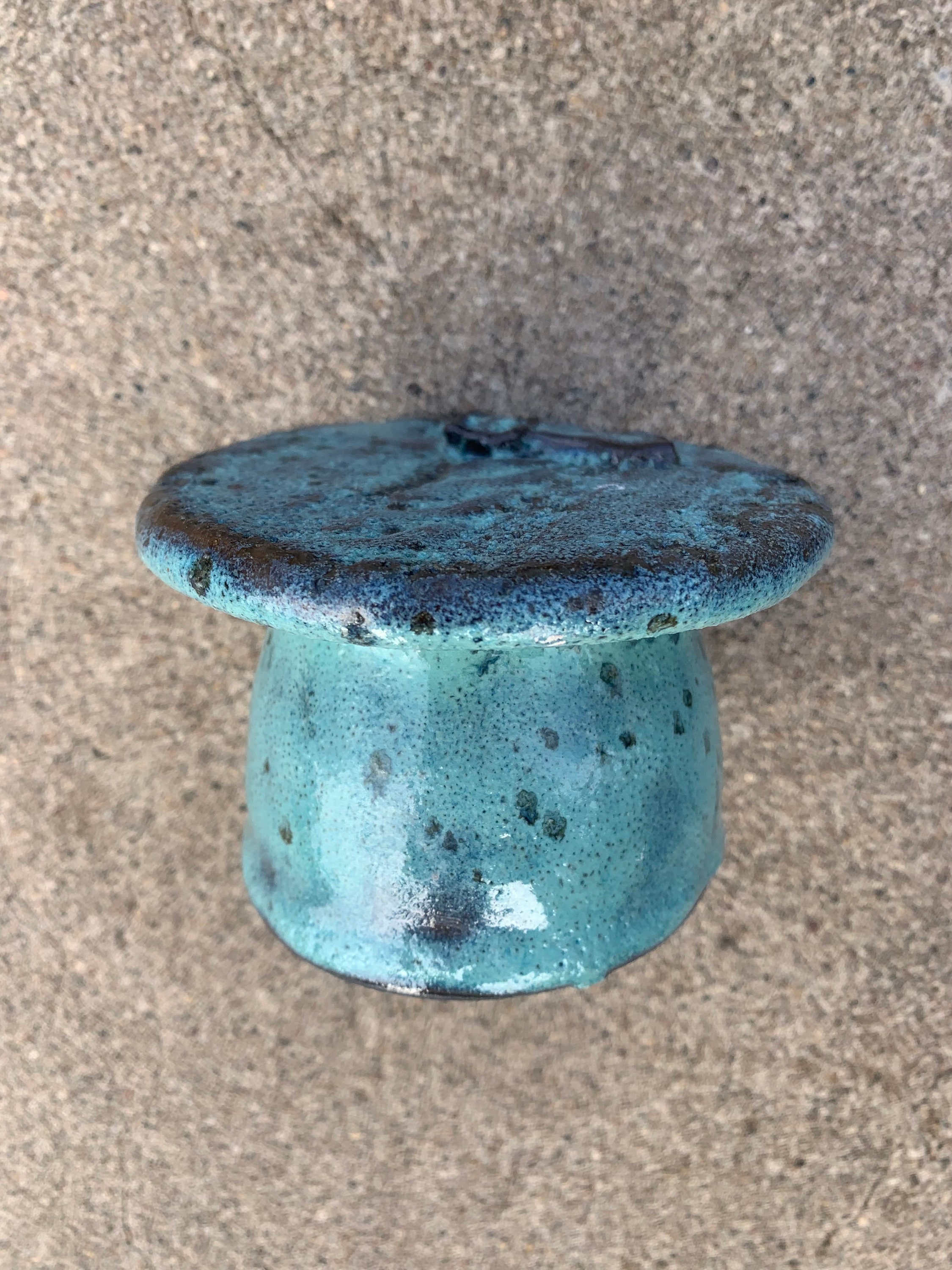 French Butter Dish 3 Inches Tall, B3 My Blue Heaven, Butter Crock ...