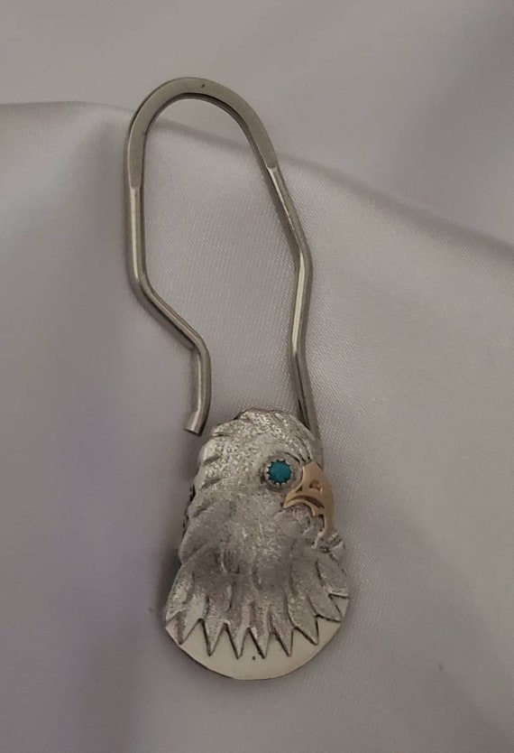vintage silhouette keychain - Gem