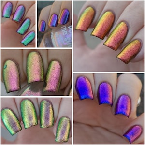 Full 6 Set "glow Pop Collection PT 4" Clear Top Coats -oil Slick Color ...