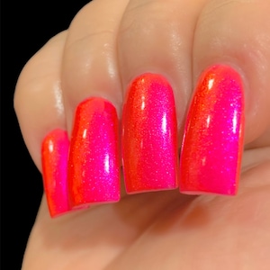 Firecracker Glow - Fuchsia Red Pink Orange "neon Glow Pop Collection ...