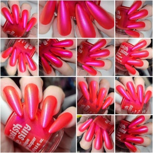 Firecracker Glow - Fuchsia Red Pink Orange "neon Glow Pop Collection ...