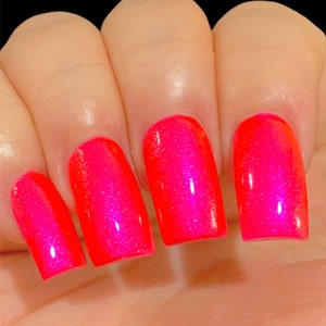 Firecracker Glow Fuchsia Red Pink Orange neon Glow Pop Collection ...