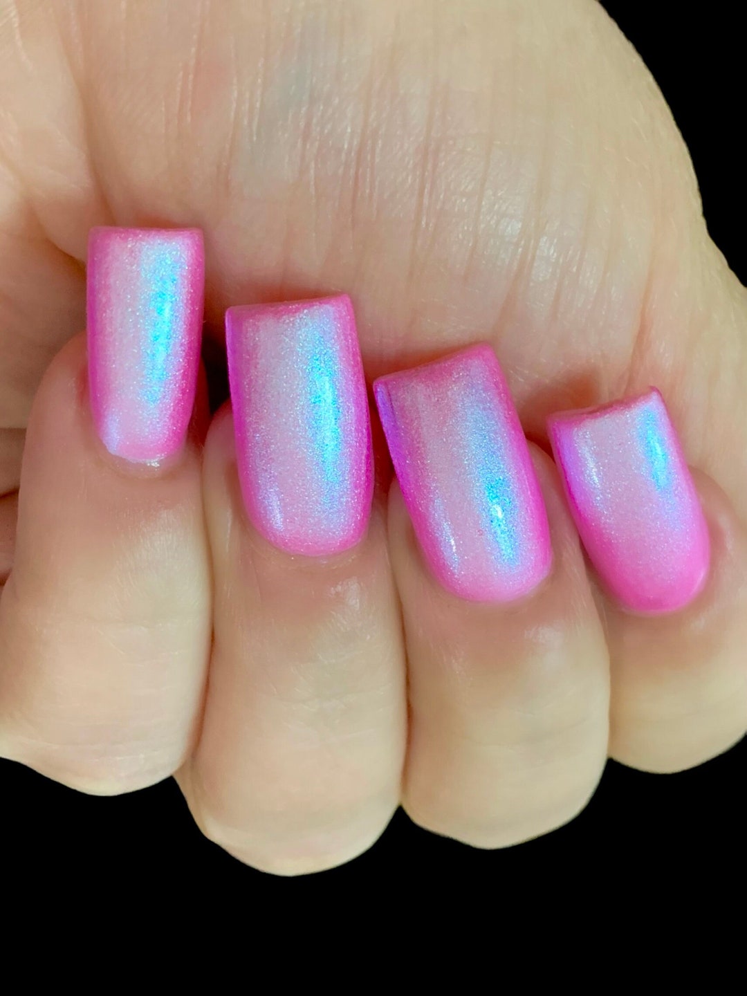 Rosey Glow- Pink Blue Green "glow Pop Coll Pt. 9" Multicolor Shifting ...