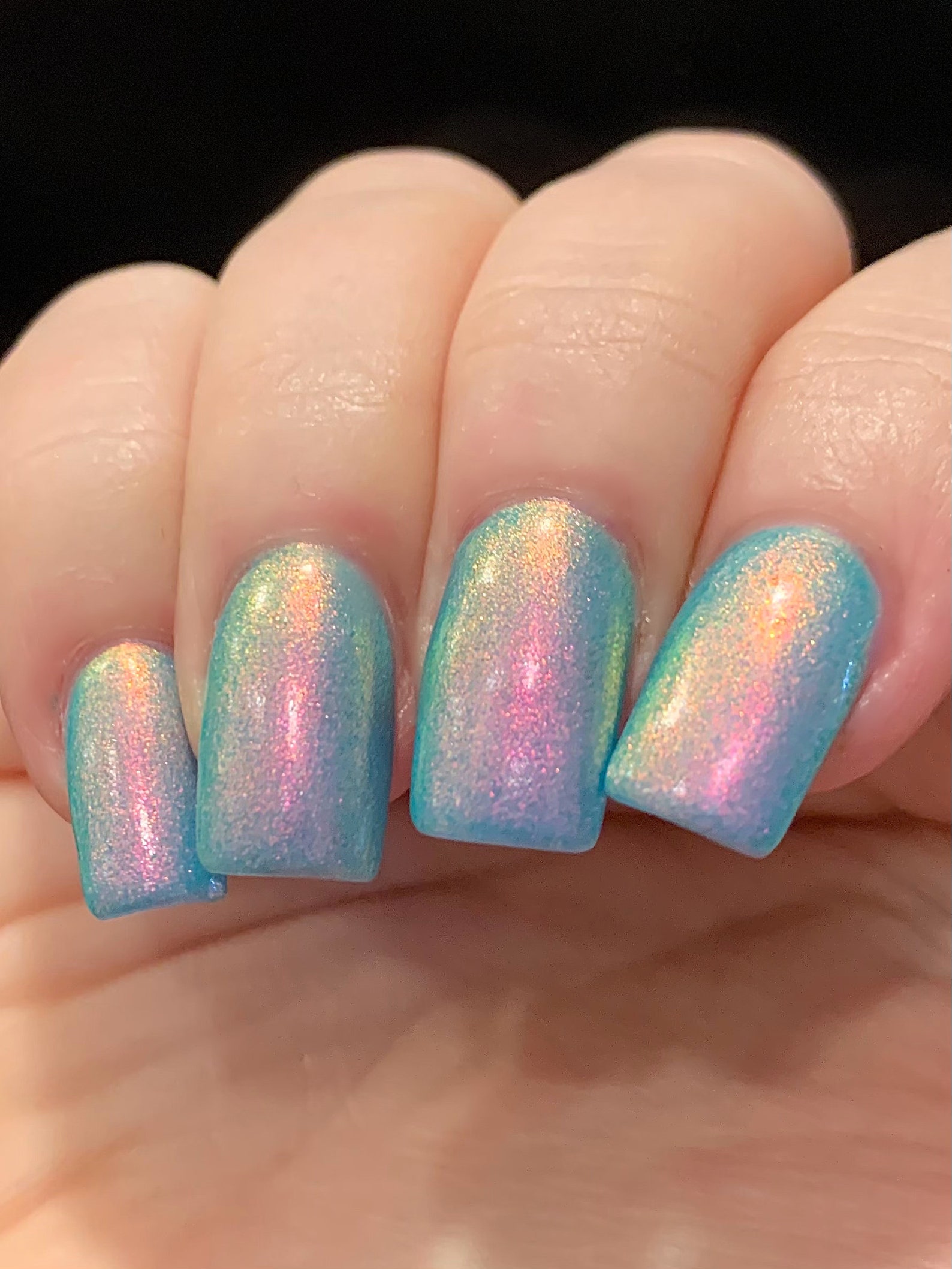 Aurora Glow Turquoise Blue Pink Orange Yellow Green - Etsy