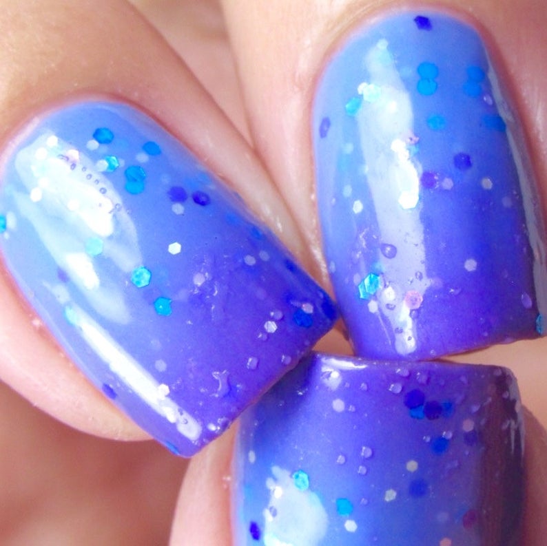 Lava Lamp color Changing Thermal Nail Polish: Custom-blended | Etsy