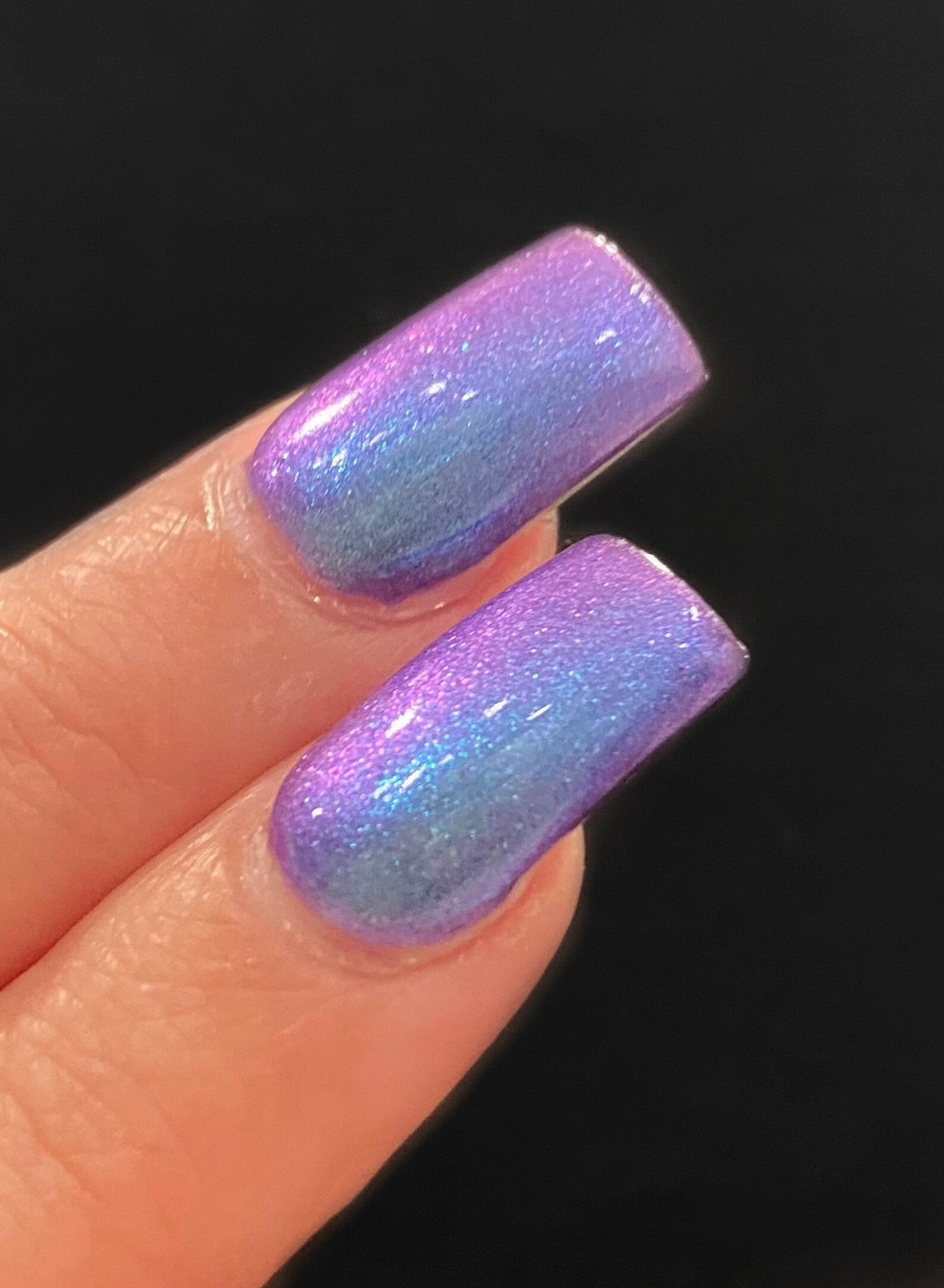 Groovy Glow Blue Purple glow Pop Nail Polish - Etsy