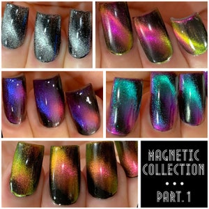 Magnetize Me - Magnetic Multi-chrome Fuchsia Blue Green Purple Rainbow ...