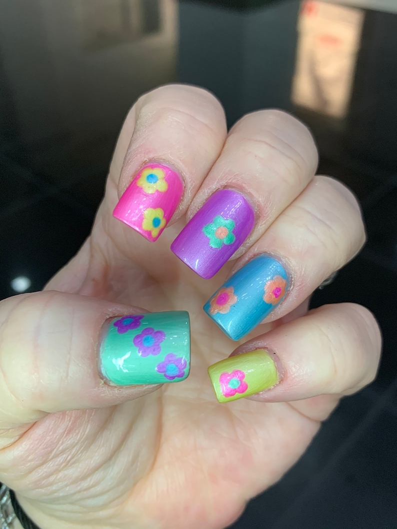 Dreamy Bright Lights Solid Pearl Satin Neon Pop Nail Polish | Etsy