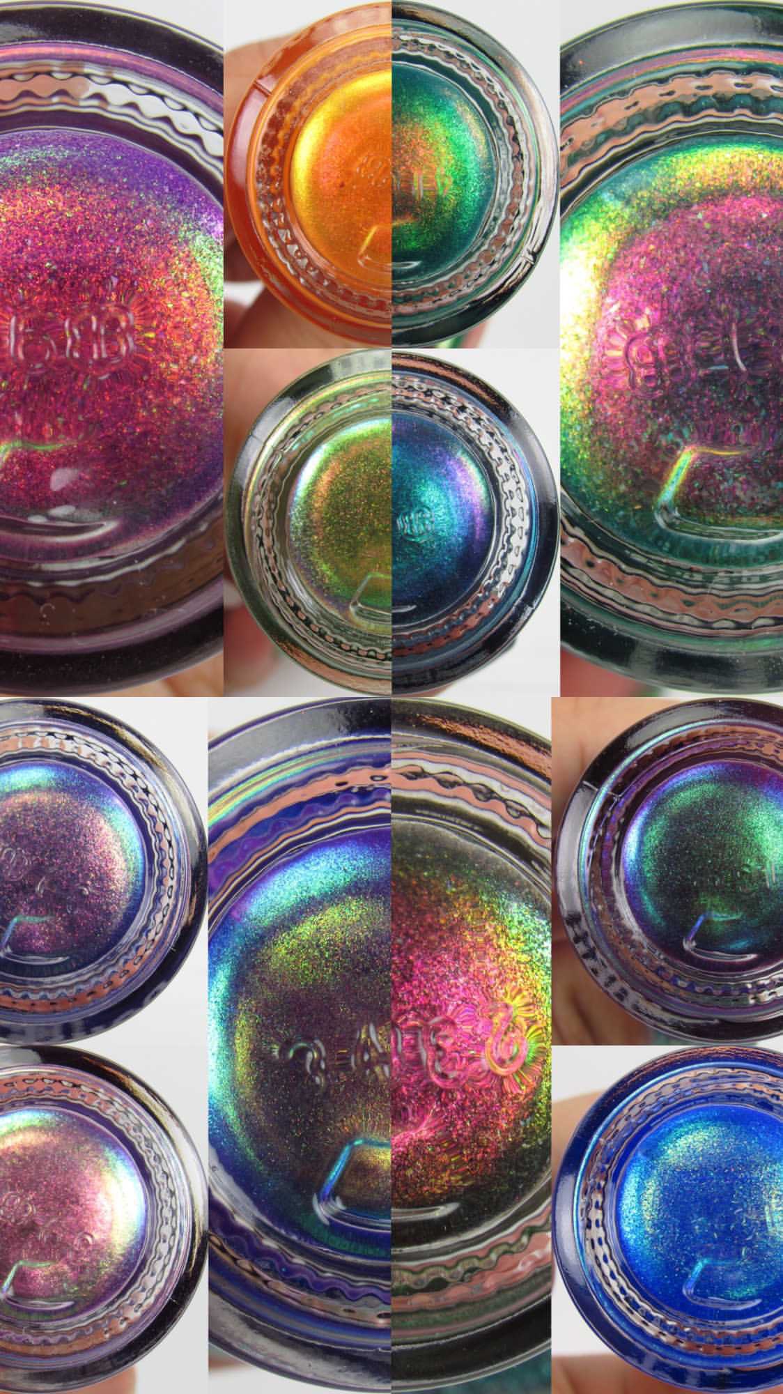 Full 12 Set glow Pop PART 2 Collection Oil Slick - Etsy