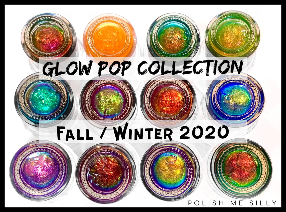 Full 12 Set glow Pop PART 2 Collection Oil Slick - Etsy