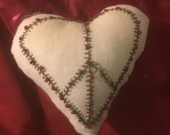 Peace Sign Hand Pillow - Etsy