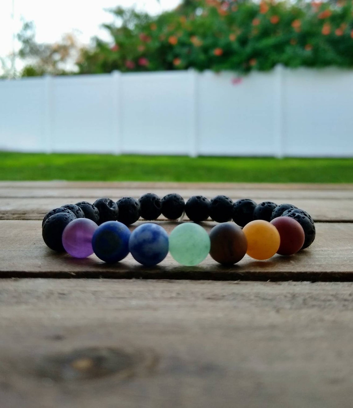 Chakra Bracelet Wearable Diffusers Unisex Bracelet Lava - Etsy