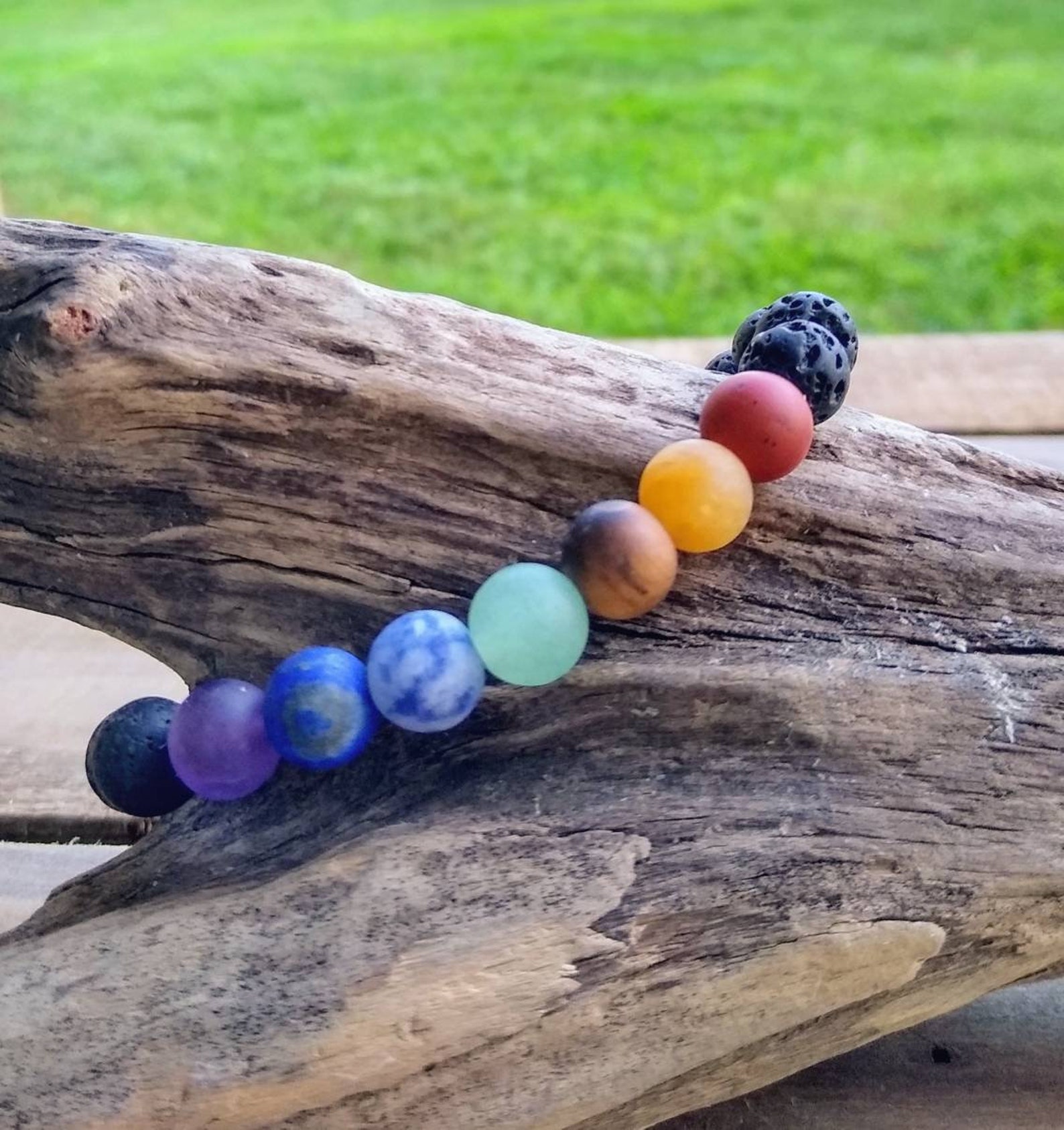 Chakra Bracelet Wearable Diffusers Unisex Bracelet Lava - Etsy